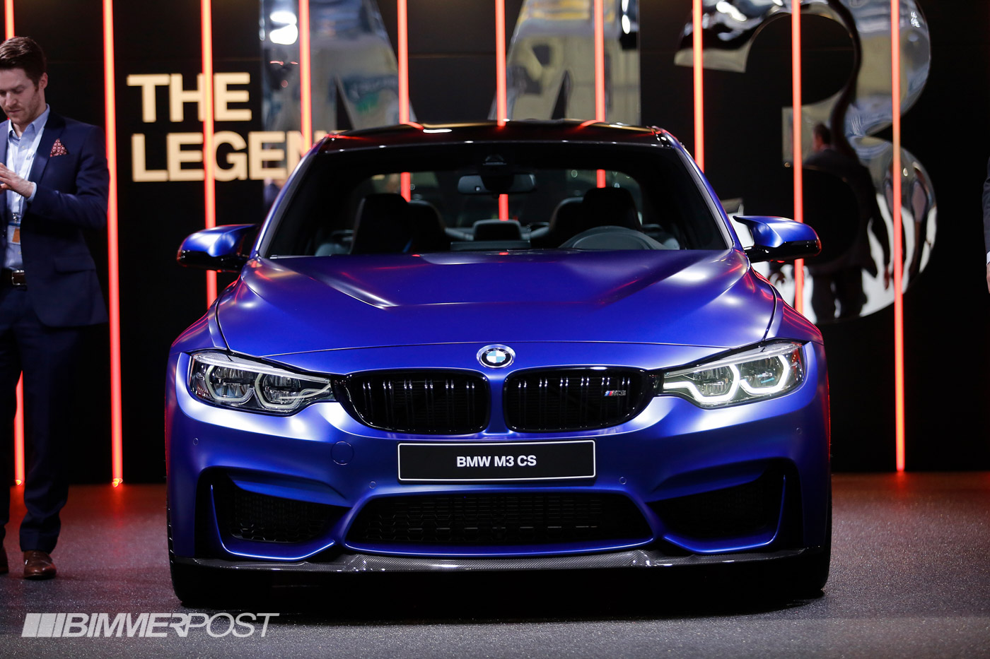 Geneva 2018: BMW M3 CS in Frozen Dark Blue II