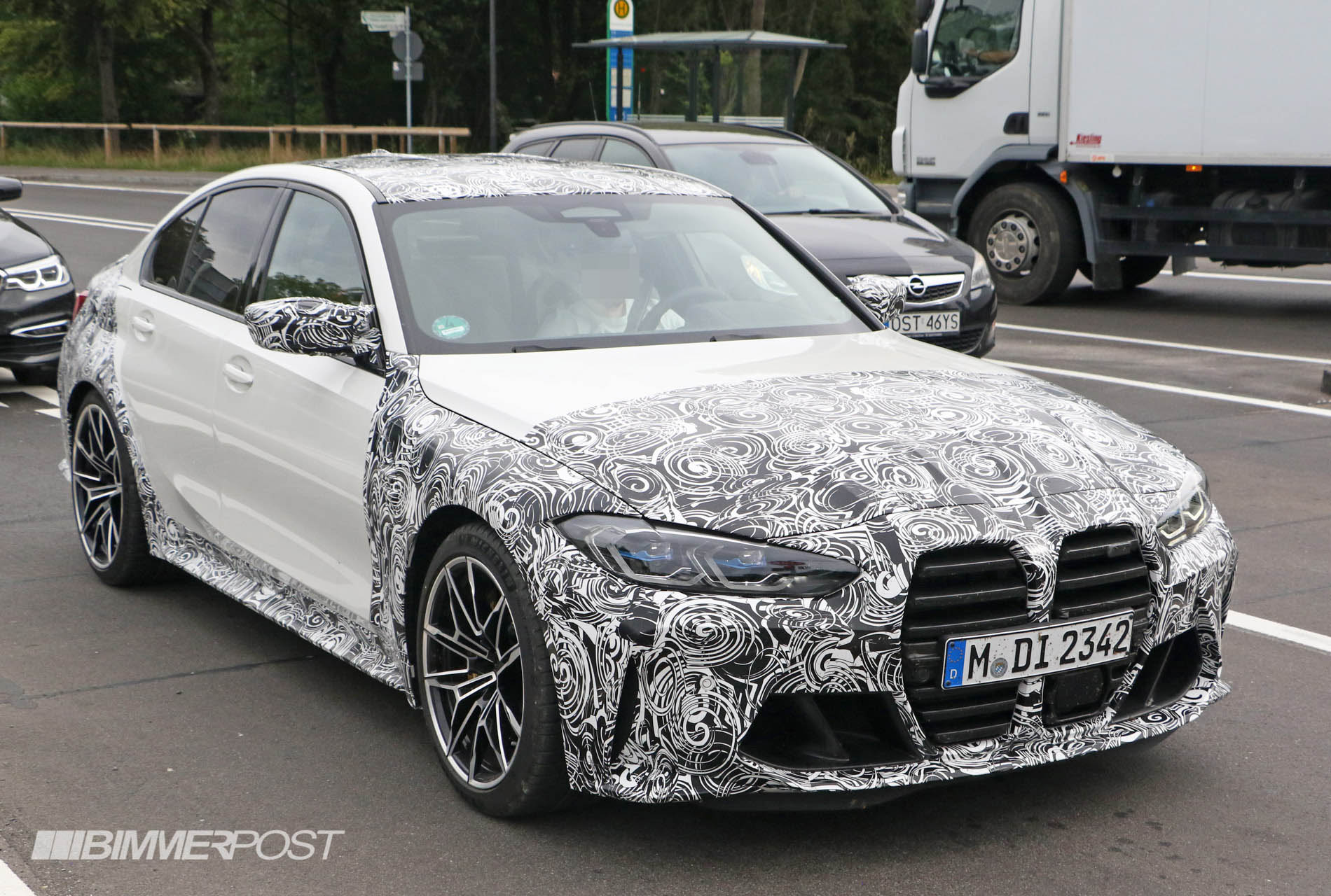 Up Close With a White G80 M3 Competition